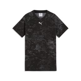 Puma Kinder T-Shirt "Puma Sport Camo T-Shirt Jungen", schwarz, Gr. 152, Obermaterial: 100% Baumwolle. Rippe: 30% Polyester, 70% Baumwolle, Shirts