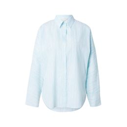 Calvin Klein Bluse Damen Gr&ouml;&szlig;e XS azur / wei&szlig;