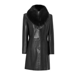 Derimod Between-Seasons Coat female size M Black
