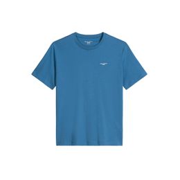 Marc O'Polo Herren T-Shirt "T-Shirt T-Shirt, SSL, Logo Print, Reg F 1er Pack", blau, Gr. L, MARC O'POLO DENIM, Obermaterial: 100% Baumwolle CO., Shirts