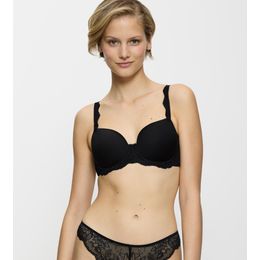 Triumph Damen T-Shirt-BH "Amourette Charm", Gr. 75, schwarz, Microtouch, Obermaterial: 45% Polyester, 34% Polyamid, 21% Elasthan, BHs, sch&ouml;ner Mix