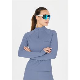 Endurance Damen Strickpullover "Chrissie", blau, Gr. 46, unifarben, 89% Polyamid, 11% Elasthan, Pullover, mit elastischer Passform
