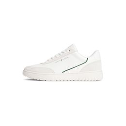 Tommy Hilfiger Sneaker 'Basket Core' Herren Gr&ouml;&szlig;e 46 ecru / gr&uuml;n
