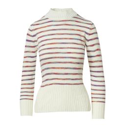 Koroshi Pullover Damen Gr&ouml;&szlig;e M braunmeliert / offwhite