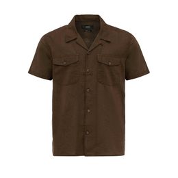 Antioch Button Up Shirt male size XL Brown