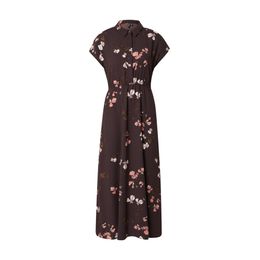 V&eacute;ro Moda Vero Moda Kleid 'VMNEWHALLIE' Damen Gr&ouml;&szlig;e 34 nude / dunkelbraun / wei&szlig; Sommerkleid