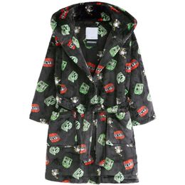 next Bademantel Jungen Gr&ouml;&szlig;e 164 pastellgr&uuml;n / rot / schwarz / wei&szlig;
