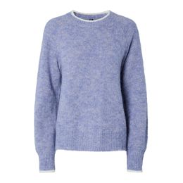 Pieces Sweater 'PCIvy ' female size M Lavender / White