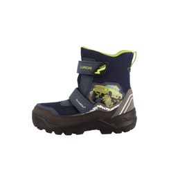 Lurchi Snow Boots 'Kojo' boy size 30 marine blue / Grey / Kiwi