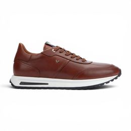 Martinelli Herren braune Ledersneakers Trainer Schn&uuml;rschuhe &ndash; Hanbury