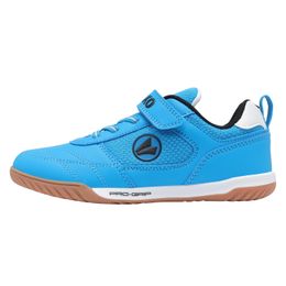 Jako M&auml;dchen Sneaker "J-SH Winger EV", Gr. 28sky, jetschwarz, Synthetik, Textil, Schuhe, Hallenschuh, f&uuml;r Kinder, Non-Marking, Klettverschluss