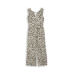 Tom Tailor Jumpsuit Damen Gr&ouml;&szlig;e S/M sand / schwarz