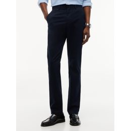 Tommy Hilfiger Herren Chinohose "Chino Bleecker 1985 PIMA CO", blau, Gr. 36, Twill, Obermaterial: 96% Baumwolle, 4% Elasthan, Hosen