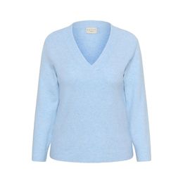Kaffe Curve Strickpullover 'KCJilanda' Damen Gr&ouml;&szlig;e XL blaumeliert