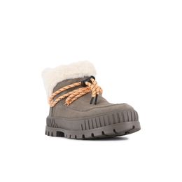 Palladium Damen Winterboots "PALLASHOCK LO HIVER", Gr. 37,5, braun, Leder, Schuhe, Winterschuhe, Winterstiefel, Snowboots