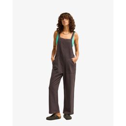 Billabong Damen Jumpsuit "PACIFIC TIME", braun, Gr. M, unifarben, Web, Obermaterial: 100% Baumwolle, Overalls, mit aufgesetzten Taschen und im R&uuml;cken