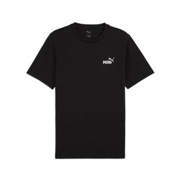Puma Herren T-Shirt "GRAPHICS 2 COLOR SMALL NO 1 LOGO TEE", schwarz, Gr. XL, bedruckt, Jersey, Obermaterial: 100% Baumwolle, Shirts, mit