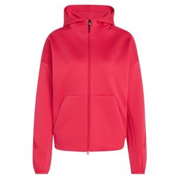 adidas Sportswear Athletic Zip-Up Hoodie 'Z.N.E.' female size XS Raspberry