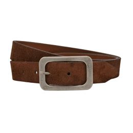 AnnaMatoni Damen Lederg&uuml;rtel "AnnaMatoni Damen Lederg&uuml;rtel in hochwertigem Velour Leder 3cm", braun, Gr. 125, 100% Leder, G&uuml;rtel