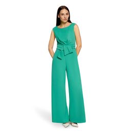 Vera Mont Damen Overall "Damen mit weitem Bein", gr&uuml;n, Gr. 46, Cr&ecirc;pe, Obermaterial: 95% Polyester, 5% Elasthan. Futter: 100% Polyester, Overalls,