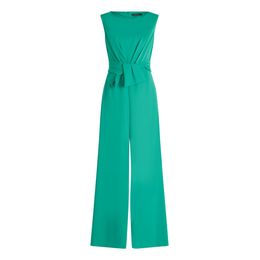 Vera Mont Damen Overall "Damen mit weitem Bein", gr&uuml;n, Gr. 48, Cr&ecirc;pe, Obermaterial: 95% Polyester, 5% Elasthan. Futter: 100% Polyester, Overalls,