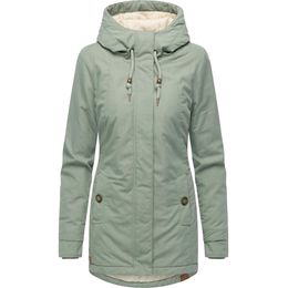 Ragwear Winter Jacket 'Monadena' female size 4XL Ecru / Pastel green