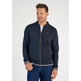 Bison Herren Cardigan "Cardigan Comfort Fit", blau, Gr. XXL, Obermaterial: 60% Baumwolle, 40% Polyester, Strickjacken