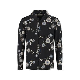DSTREZZED Button Up Shirt 'Aaron' male size S Blue / Black / White