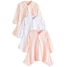 next Schlafanzug M&auml;dchen Gr&ouml;&szlig;e 50 pink / wei&szlig;