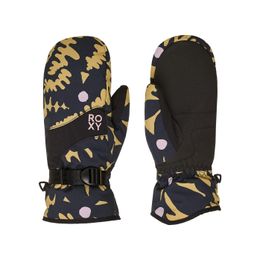 Roxy Damen F&auml;ustlinge "Roxy Jetty"fennel seed big flower, Gr. S, Obermaterial: 50% Polyester, 50% Polyurethan., Handschuhe
