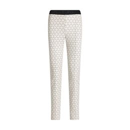 Marc Cain Leggings female size XL Cream / Black / White