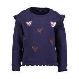 Blue Seven M&auml;dchen Sweater "Sweatshirt", lila, Gr. 116, 100% Baumwolle, Sweatshirts