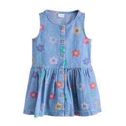 next Kleid M&auml;dchen Gr&ouml;&szlig;e 80 blue denim / gelb / hellgr&uuml;n / rosa