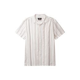 Herren Langarmhemd "Clean Cut Copenhagen Bowling Evald S/S Shirt", wei&szlig;, Gr. L, Clean Cut Copenhagen, unifarben, 55% Baumwolle, 45% Polyester, Hemden