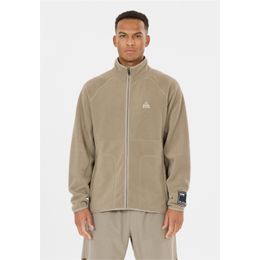 SOS Herren Fleecejacke "Munson", beige, Gr. M, unifarben, 100% Polyester, Jacken, atmungsaktiv