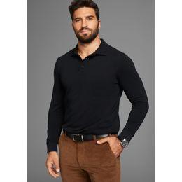 MAN'S WORLD MAN'S WORLD Herren Poloshirt, schwarz, Basic, Gr. XL, unifarben, Piqu&eacute;, Obermaterial: 100% Baumwolle, Shirts, in Pique ́ Qualit&auml;t