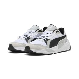Puma Herren Sneaker "Trinity 2 Sneakers Erwachsene", Gr. 38, schwarz-wei&szlig;, Obermaterial: Synthetik, Kuhleder, Textil. Futter: Textil. Innensohle: