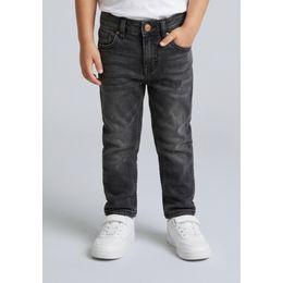 STACCATO M&auml;dchen 5-Pocket-Jeans, grau, Gr. 98, Denim/Jeans, Obermaterial: 80% Baumwolle, 19% Polyester, 1% Elasthan, Jeans, mit Stretch, for boys