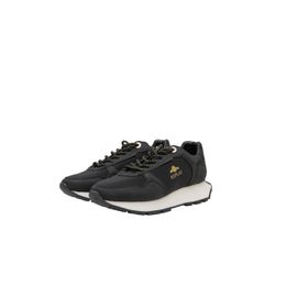 Replay Damen Sneaker "Replay AVALAN W", Gr. 36, schwarz, Leder, Schuhe