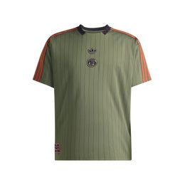Adidas Performance Funktionsshirt 'FC Bayern Terrace Icons' Herren Gr&ouml;&szlig;e XXS jade / orange / schwarz