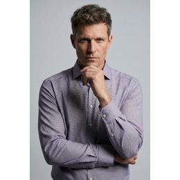 OLYMP Herren Businesshemd "Luxor modern fit"aubergine, Gr. 41, Web, Obermaterial: 100% Baumwolle, Hemden