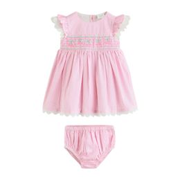 next Set girl size 86 Light green / Light pink / White