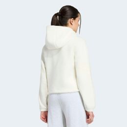 M&auml;dchen Outdoorjacke "FUTURE ICONS, DURCHGEHENDER REISSVERSCHLUSS"sanftes wei&szlig;, cream wei&szlig;, Gr. 152, adidas Sportswear, Obermaterial: 100% Polyester.