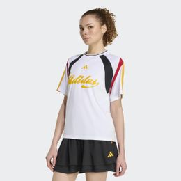 Damen T-Shirt "HOUSE OF TIRO TRIKOT", wei&szlig;, Gr. XXL, adidas Sportswear, Obermaterial: 100% Polyester, Shirts