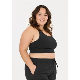 Endurance Damen Sport-BH "Thalia V2", Gr. 52, schwarz, 77% Polyamid, 23% Elasthan, unifarben, BHs, mit Quick Dry-Funktion