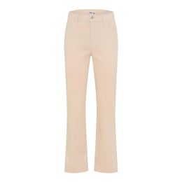 Brax Damen 5-Pocket-Hose "Style MAY S", beige, Gr. 38, Web, 75% Baumwolle, 24% Lyocell, 1% Elasthan, Hosen