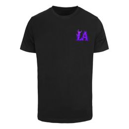 MisterTee Herren T-Shirt "MisterTee Flames Of Hope Tee", schwarz, Gr. S, bedruckt, 100% Baumwolle, Shirts