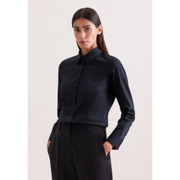 Seidensticker Damen Hemdbluse "Schwarze Rose", schwarz, Gr. 34, unifarben, 100% Baumwolle, Blusen, 1/1 Kragen Uni