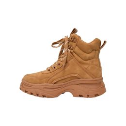 Buffalo Lace-Up Boots 'Venom' female size 41 Cognac