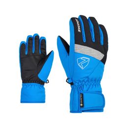 Ziener M&auml;dchen Skihandschuhe "LEIF-Z GORE-TEX JUNIOR", blau, Gr. 4,5, Polyester, Handschuhe, wasserdicht, winddicht, atmungsaktiv, warm